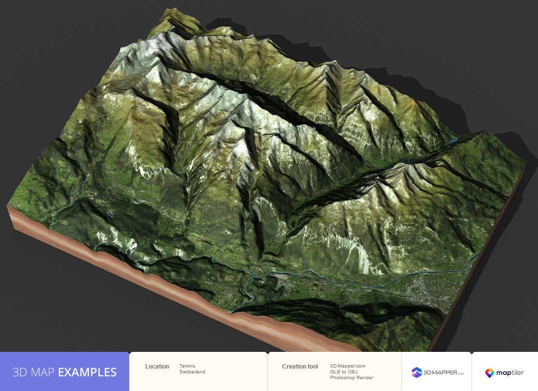 Examples - ad - 3d-mapper.com - Create custom 3D maps online
