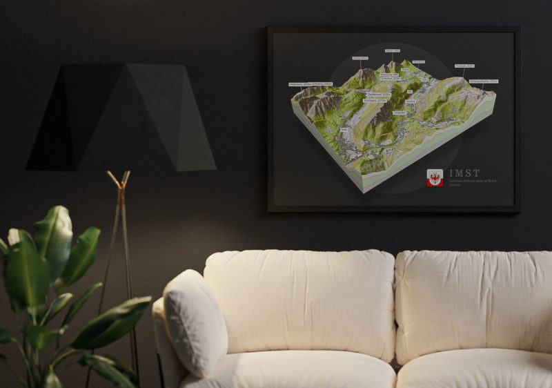 Austria 3D Map | Create Custom 3D Maps Online