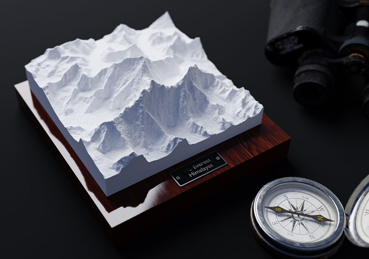 mount everest 3d map | Create Custom 3D Maps Online