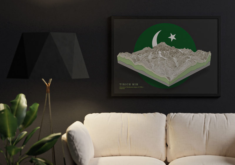 3D map Pakistan | Create Custom 3D Maps Online