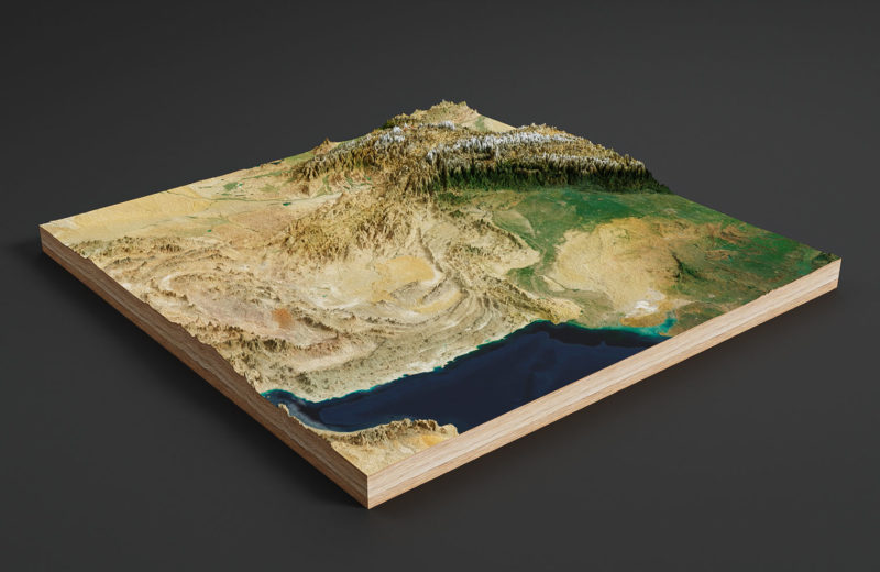 3D map Pakistan | Create Custom 3D Maps Online