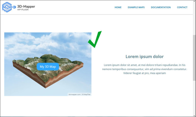 WordPress plugin instructions | Create Custom 3D Maps Online
