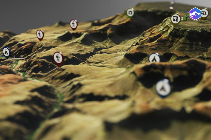 3D Map Grand Canyon | Create Custom 3D Maps Online