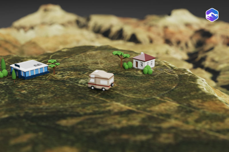 3D Map Grand Canyon | Create Custom 3D Maps Online