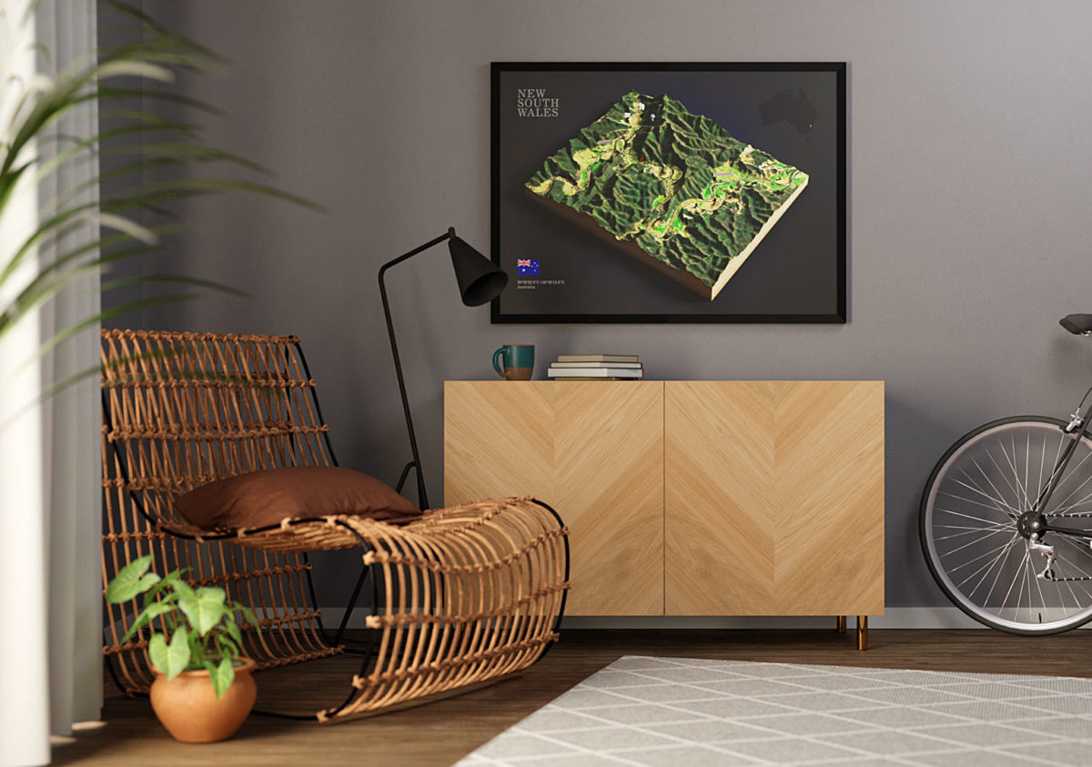 Australia 3D map | Create Custom 3D Maps Online