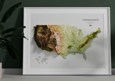 3D relief maps | Create Custom 3D Maps Online