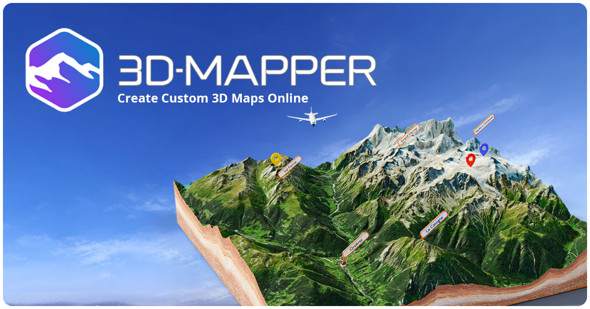 3D Map USA | Create your own interactive 3D Map